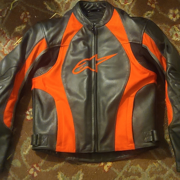Alpinestars | Jackets & Coats | Alpine Star Genuine Leather Motorcycle ...